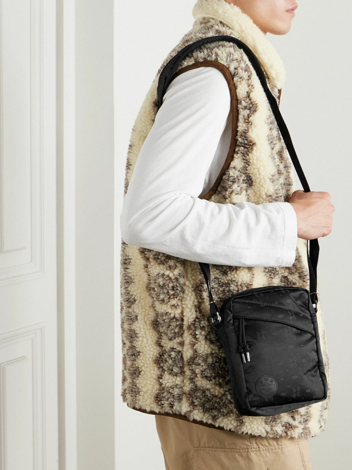 Porter-Yoshida and Co - POTR Logo-Appliquéd Nylon-Jacquard Messenger ...