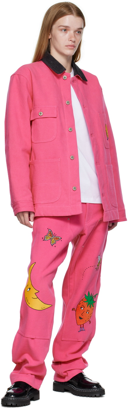Sky High Farm Workwear Pink Chore Jacket Sky High Farm Workwear