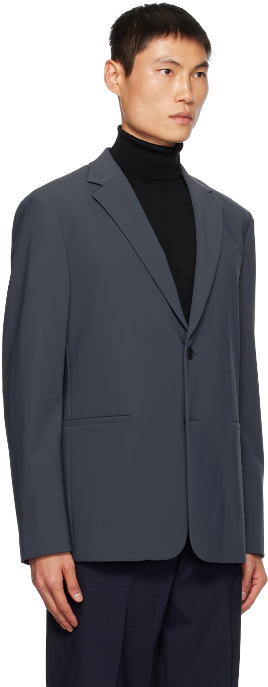 Theory Gray Clinton Blazer Theory