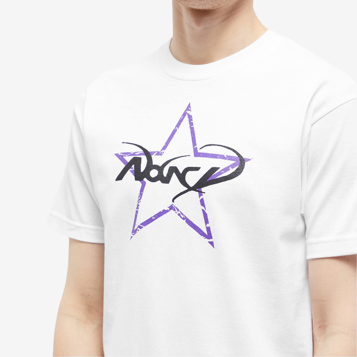 Nancy Men's Glam T-Shirt in White Nancy