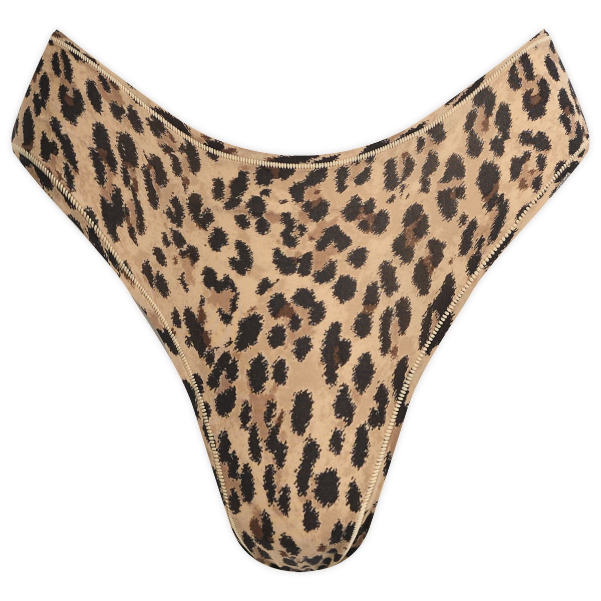 SKIMS Women's Fits Everybody Thong in Sienna Jaguar Print SKIMS