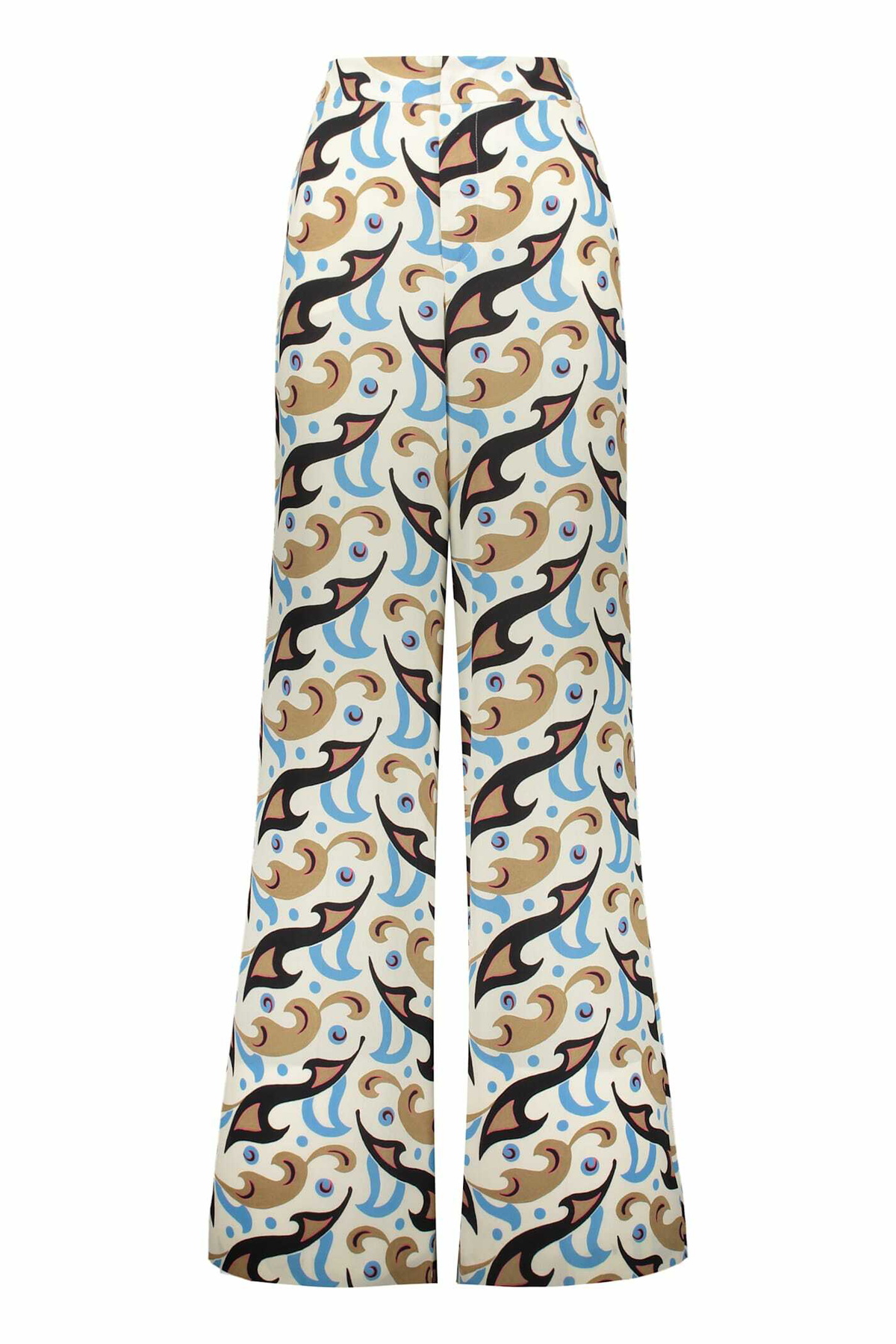 Etro Printed Silk Pants Etro
