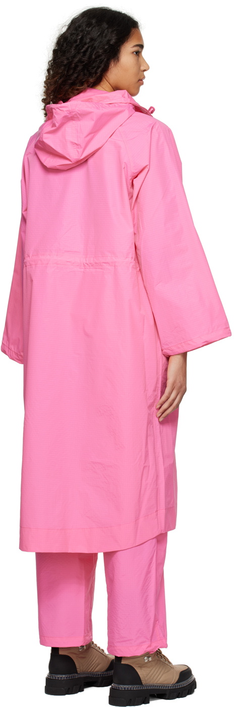 GANNI Pink Parka Coat GANNI