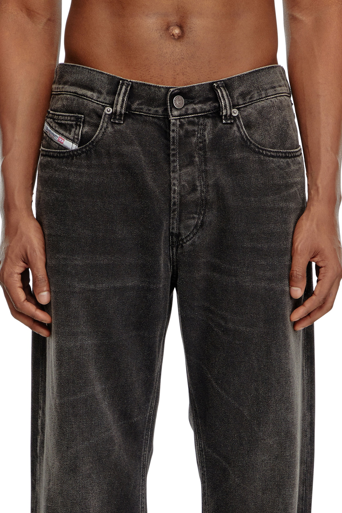 Diesel Regular Jeans - 2010 D-Macs - Jeans Mens in Black Diesel