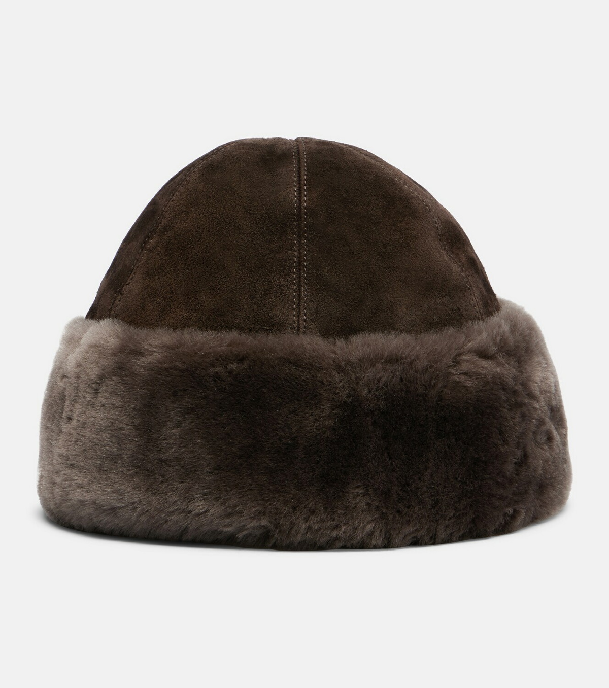 Nour Hammour Toki suede and shearling hat Nour Hammour