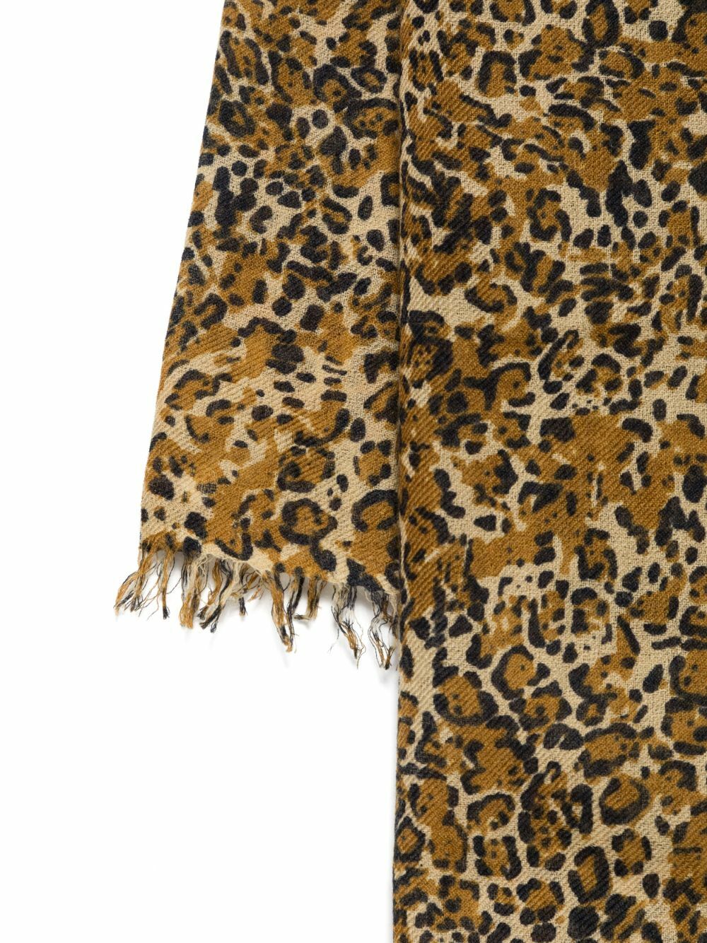 ISABEL MARANT Brown Leopard Print Scarf Isabel Marant