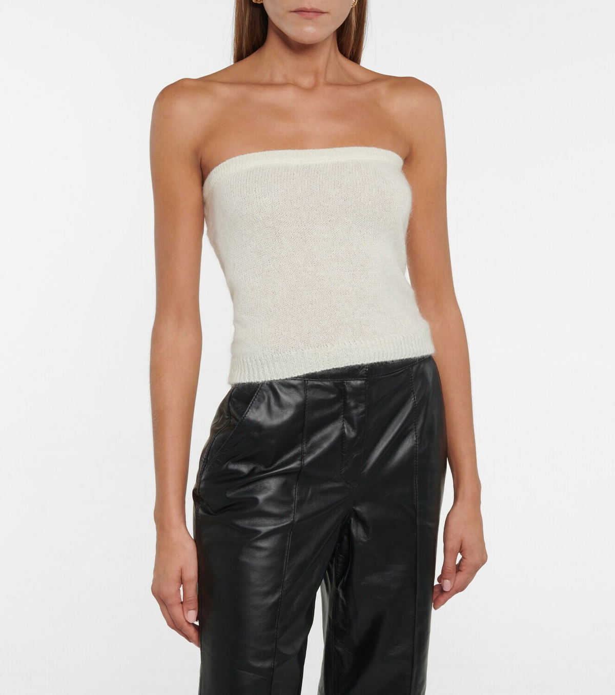 Costarellos Lena knit bandeau top Costarellos