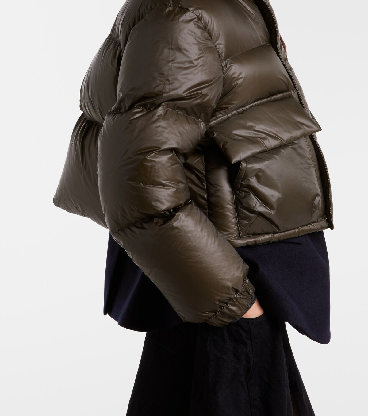 Sacai Layered wool down jacket Sacai