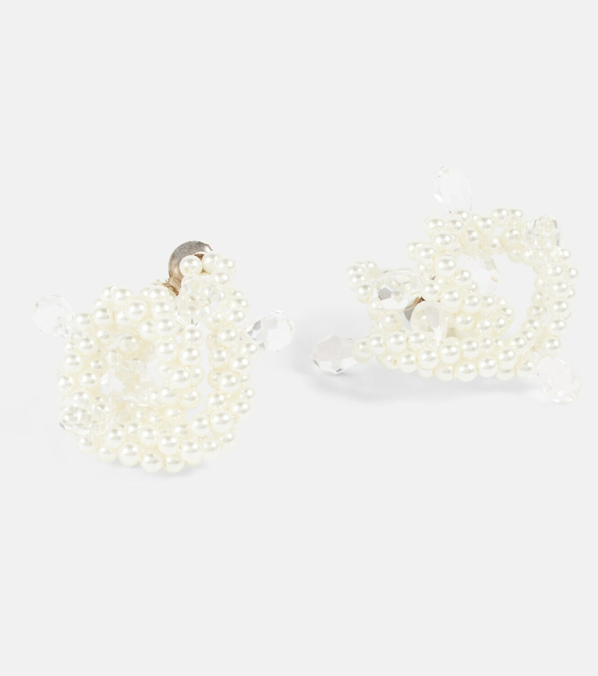 Simone Rocha - Faux pearl embellished earrings Simone Rocha