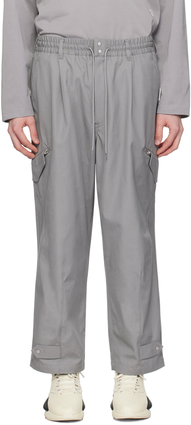 Y-3 Gray Workwear Cargo Pants Y-3