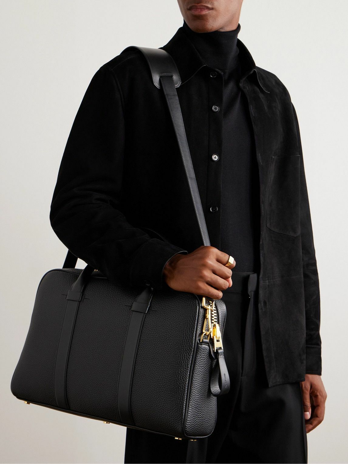 TOM FORD - Buckley Full-Grain Leather Briefcase TOM FORD