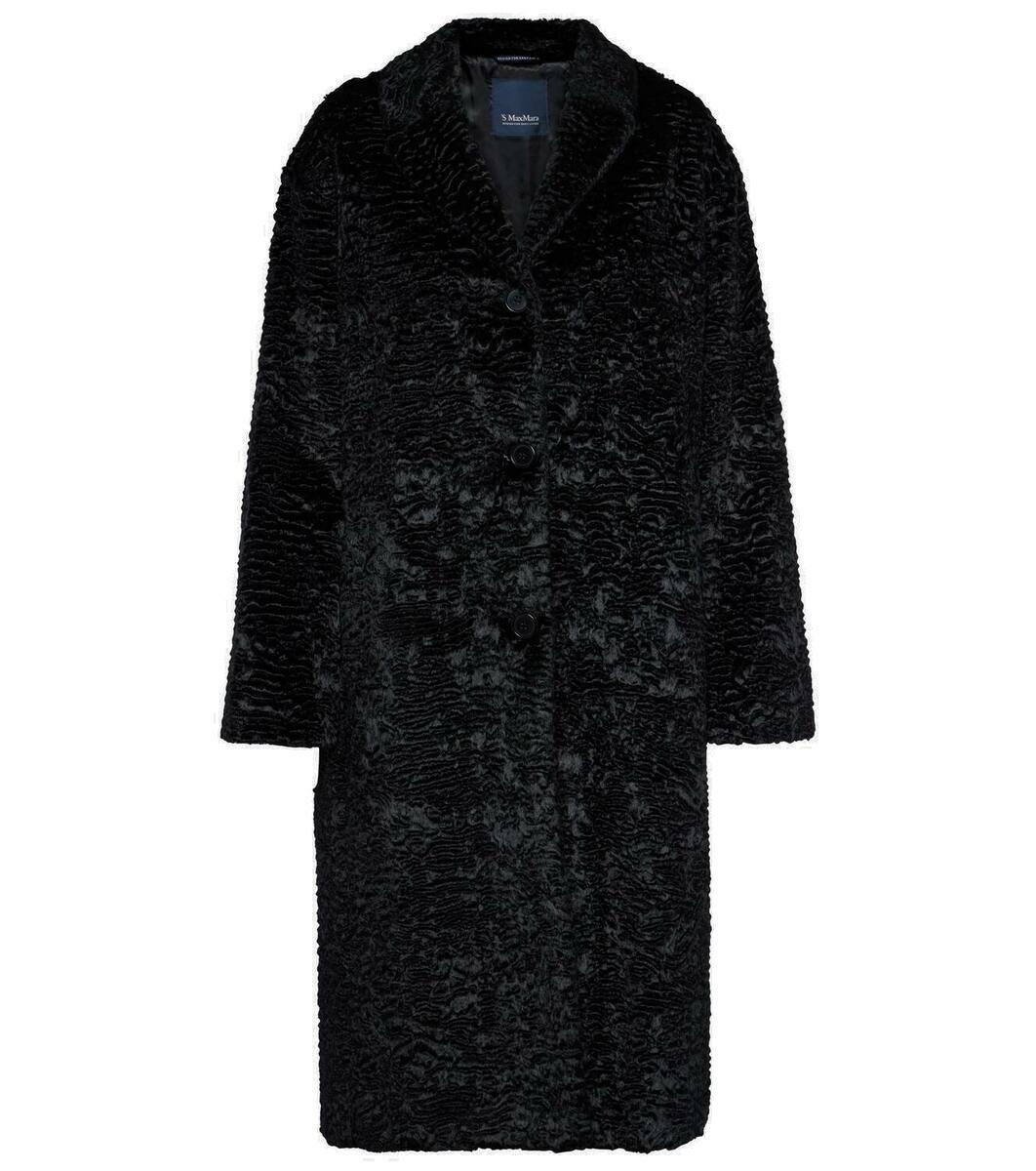 'S Max Mara Caio jacquard velvet coat S Max Mara