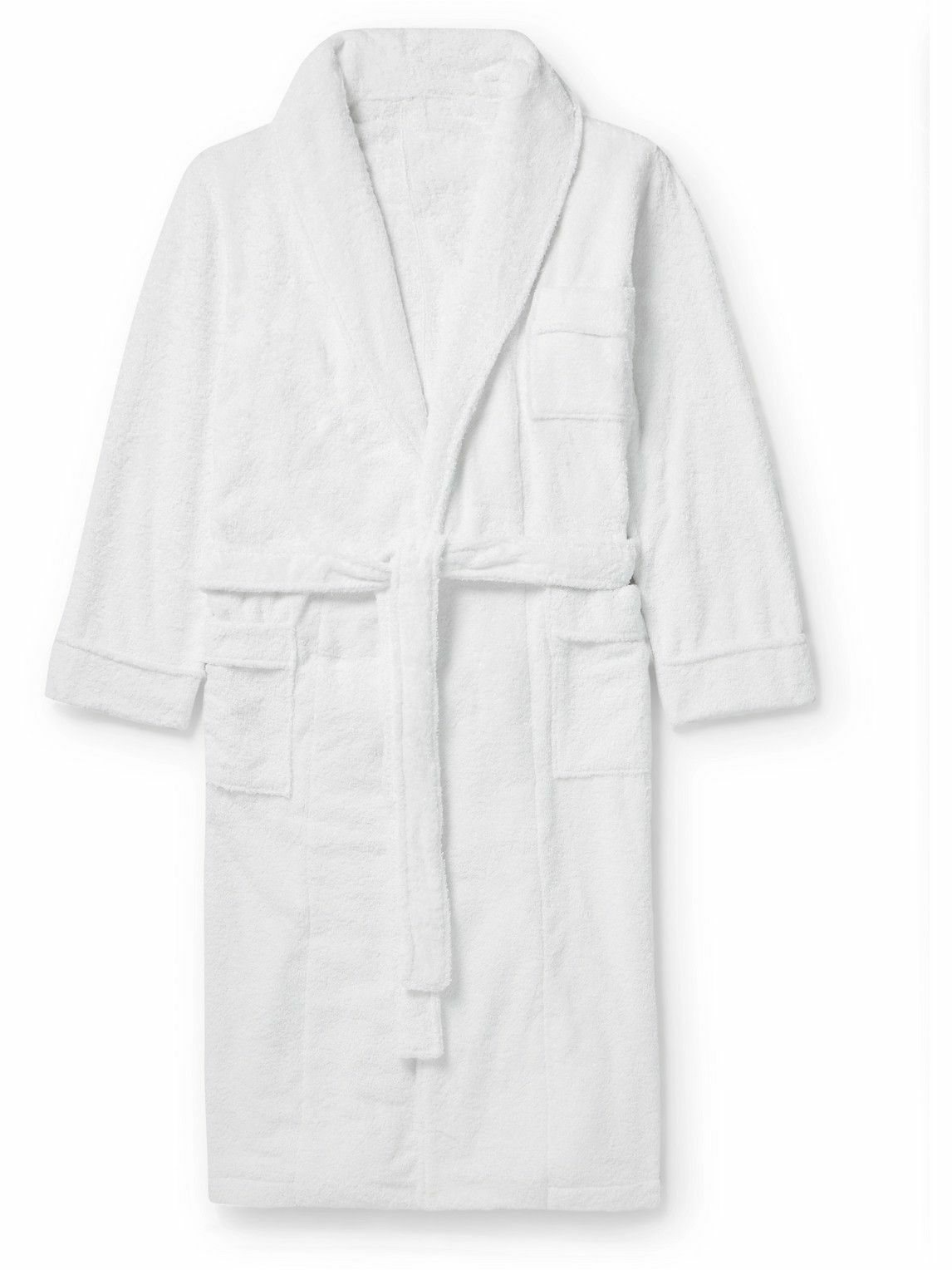 Anderson & Sheppard - Cotton-Terry Robe - White Anderson & Sheppard