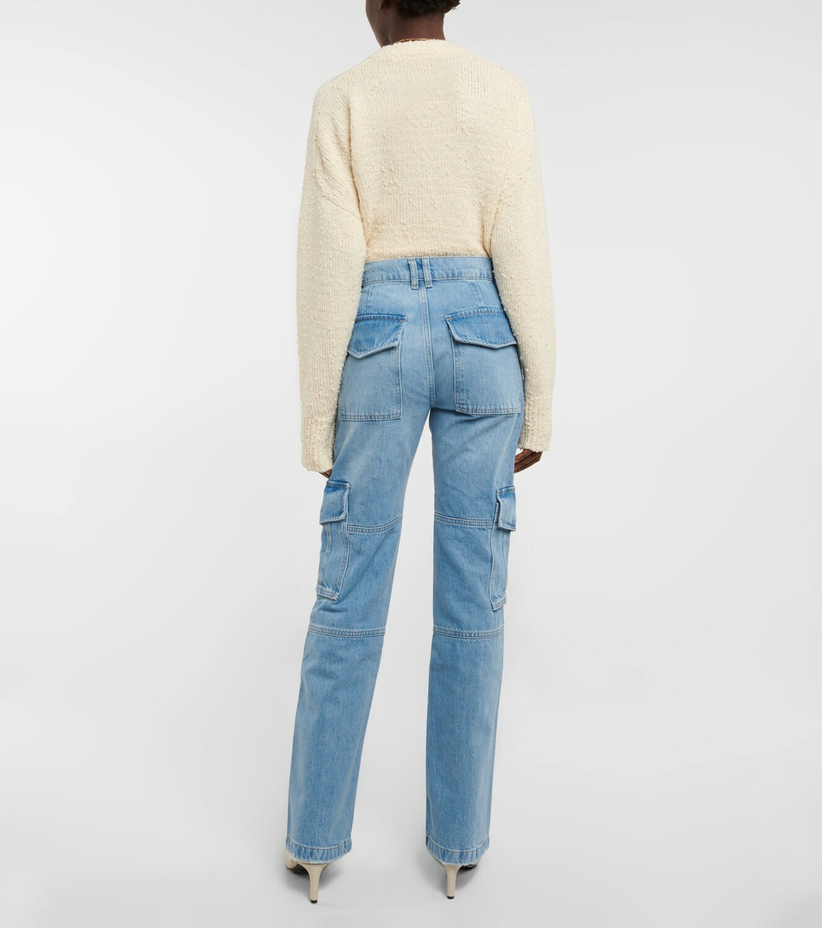 Frame - Utility high-rise jeans Frame Denim