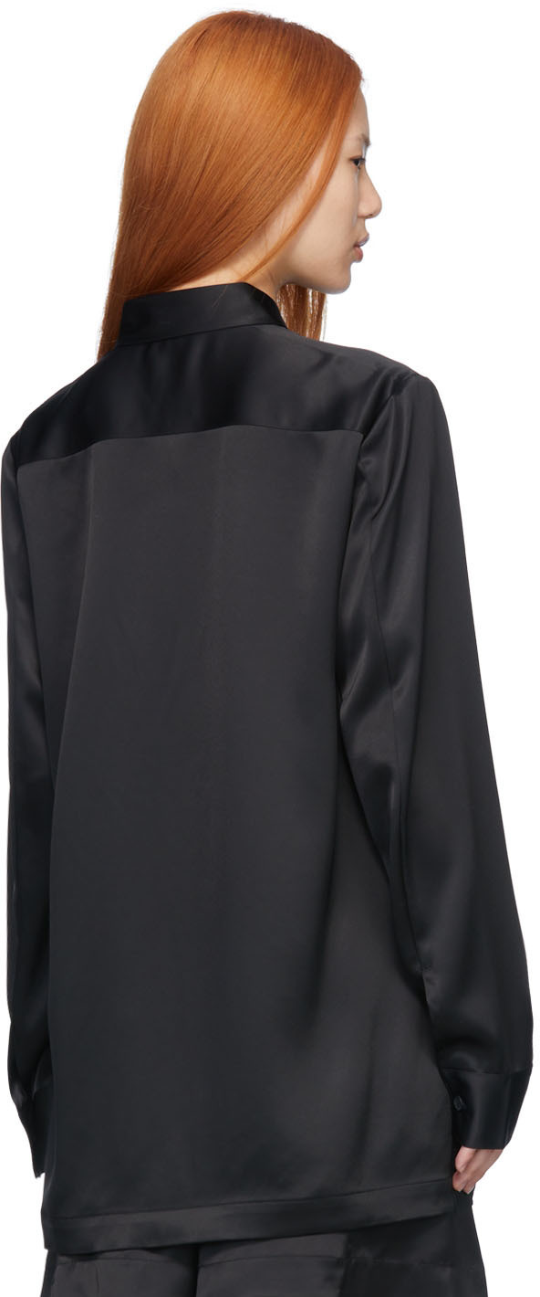 Y-3 Black Triacetate Shirt Y-3
