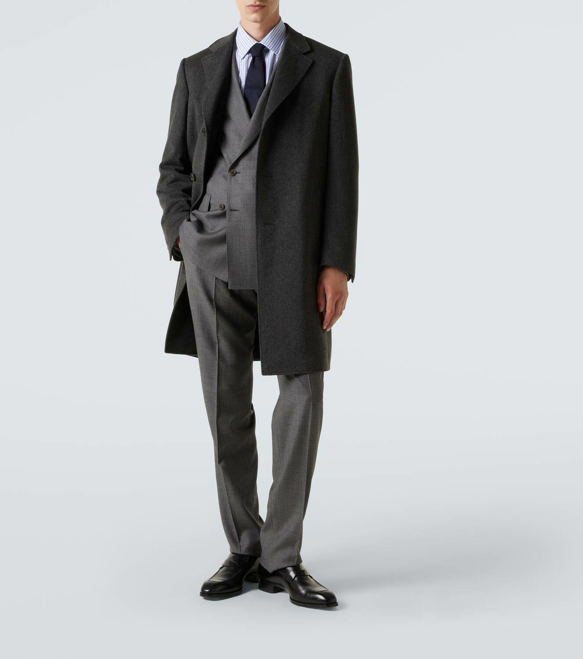 Canali Wool overcoat Canali
