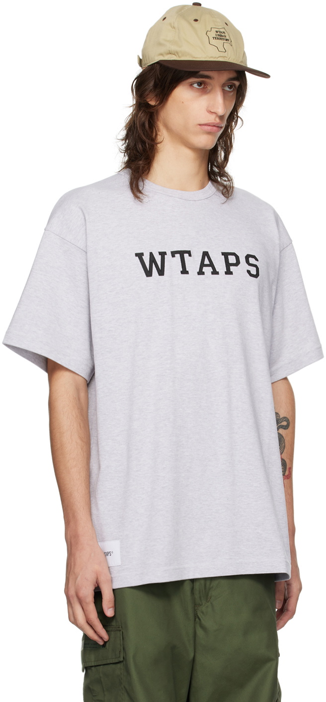 WTAPS Gray Academy T-Shirt WTAPS