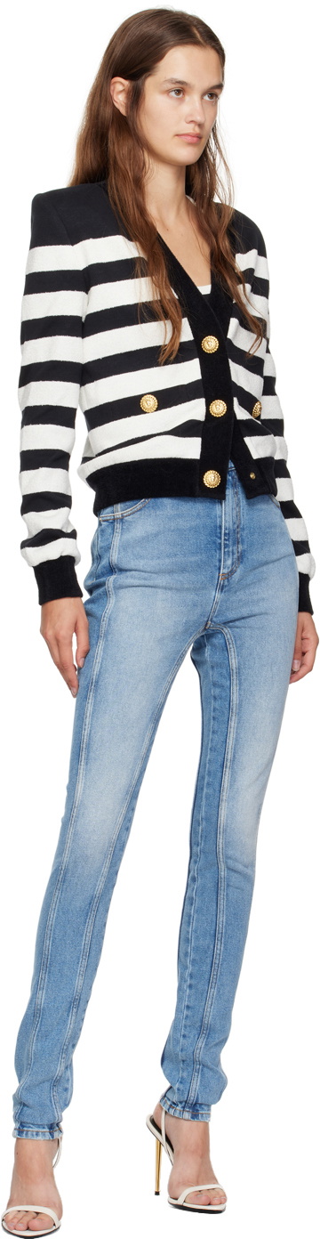 Balmain Blue Slim-Fit Jeans Balmain