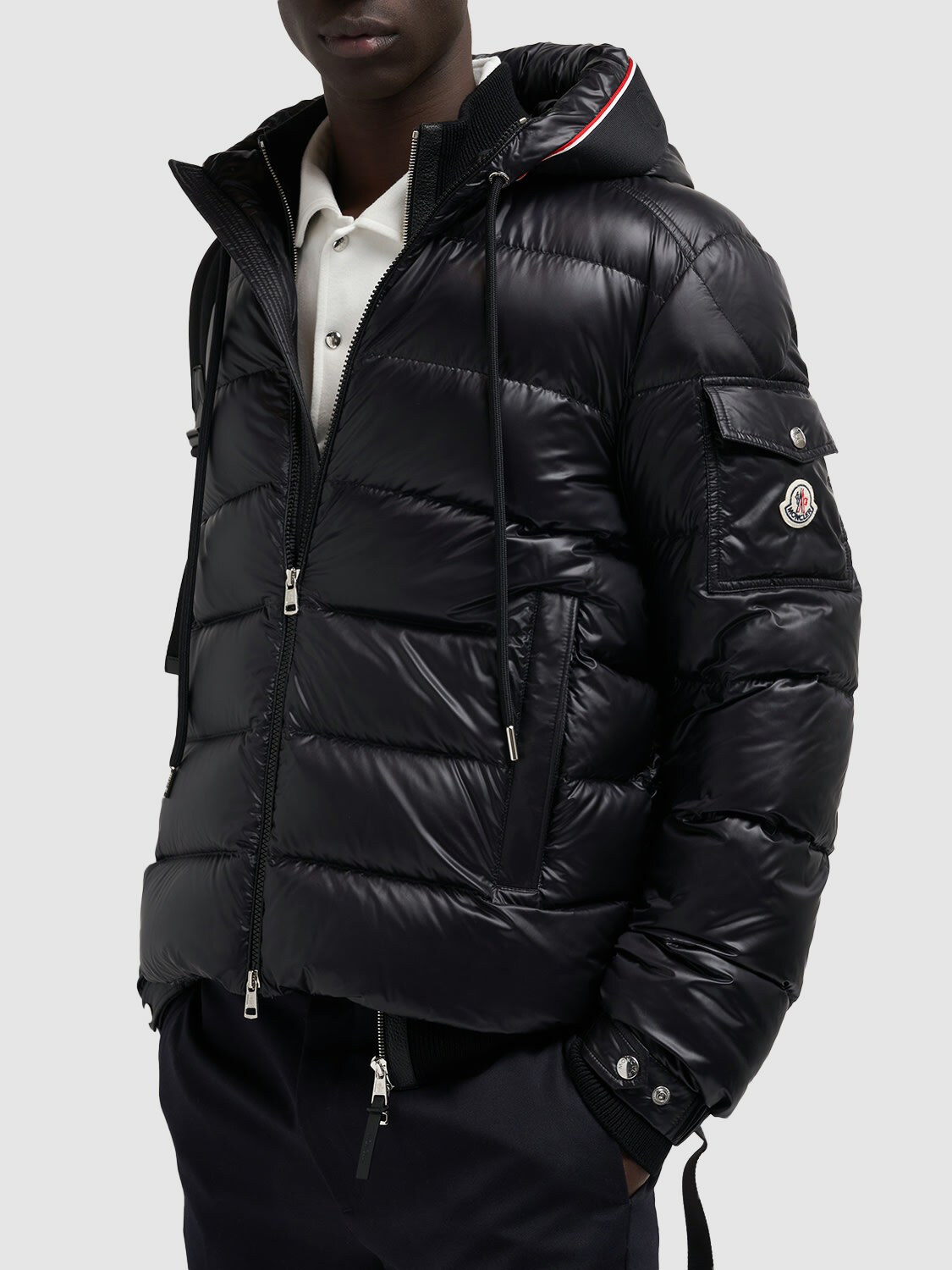 MONCLER - Pavin Shiny Nylon Down Jacket Moncler