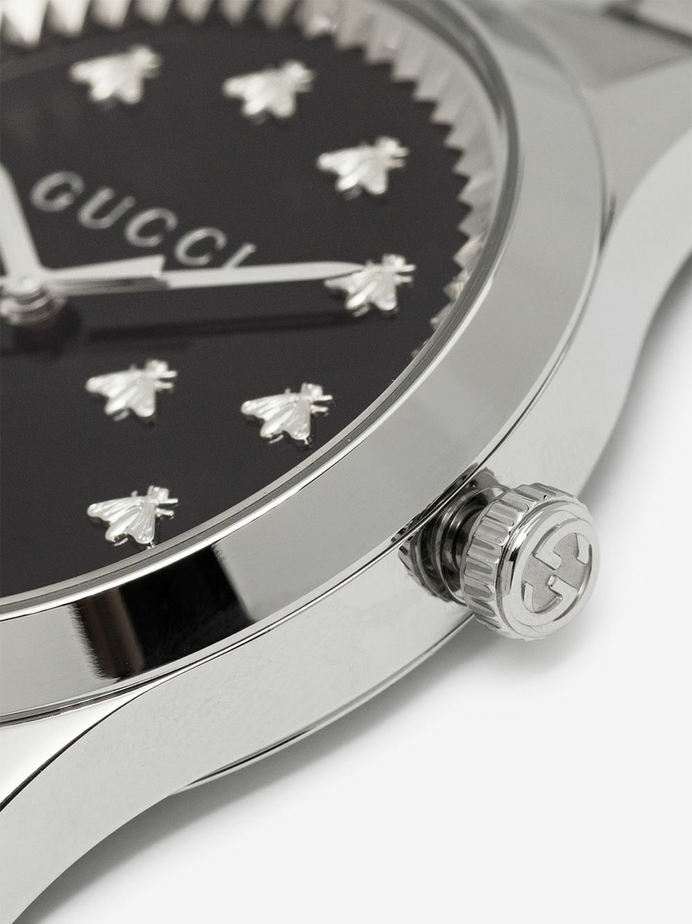 Gucci Silver Tone G-Timeless Stainless Steel Watch Gucci