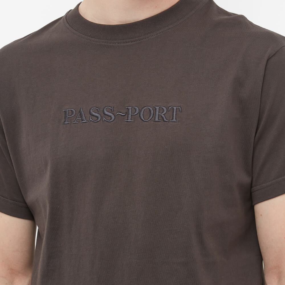 Pass~Port Men's Official Organic T-Shirt in Tar Pass~Port