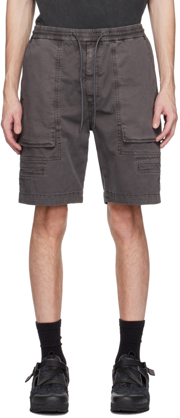 Juun.J Gray Drawstring Shorts Juun.J