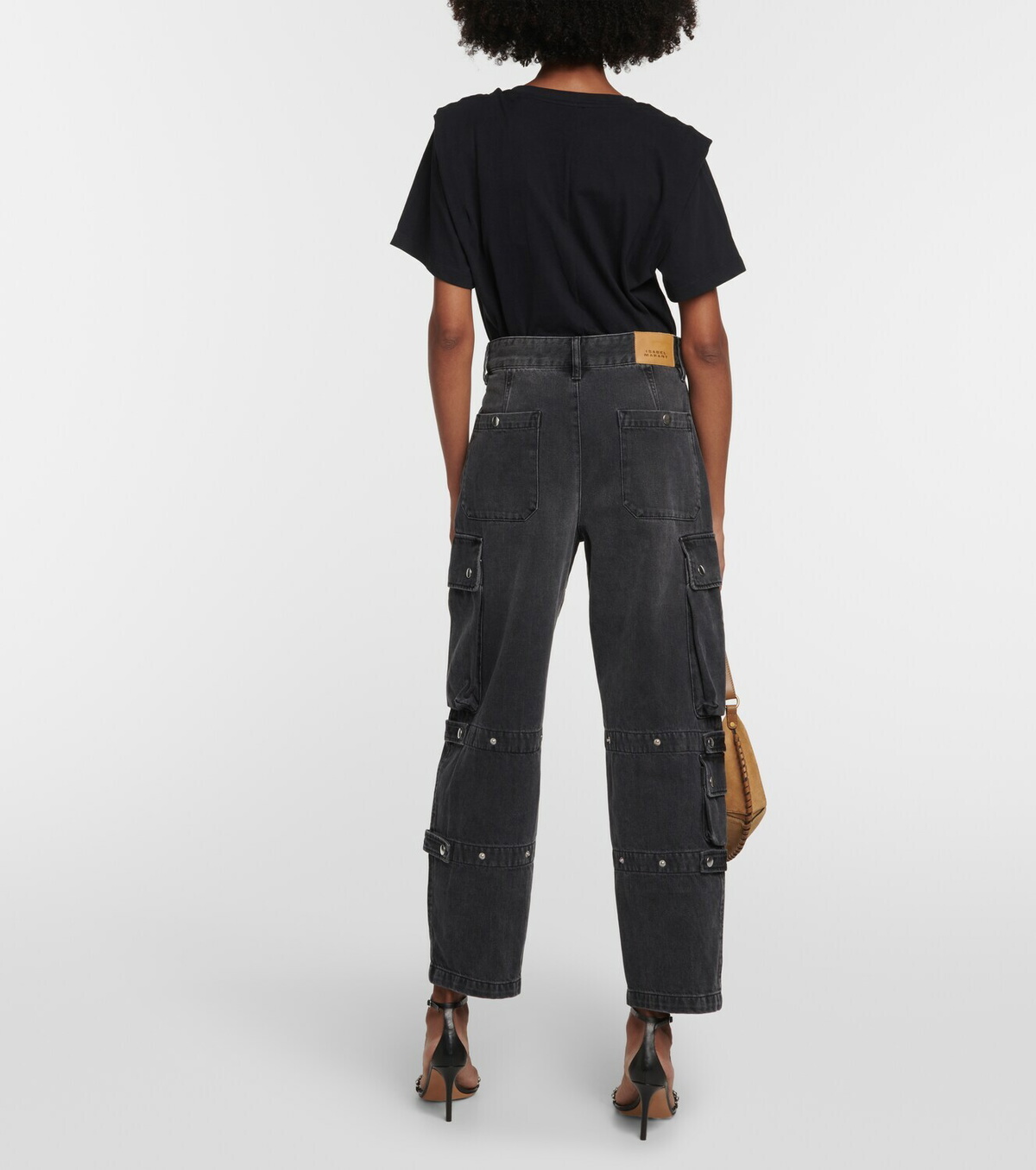 Isabel Marant Elore denim cargo pants Isabel Marant