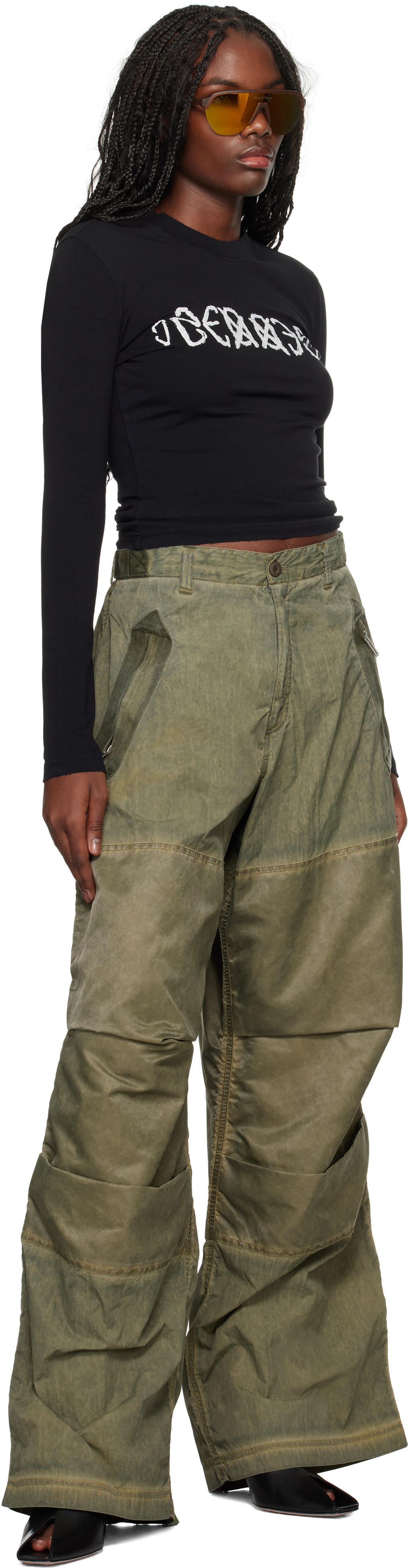 032c Khaki 'Clay' Utility Trousers 032c