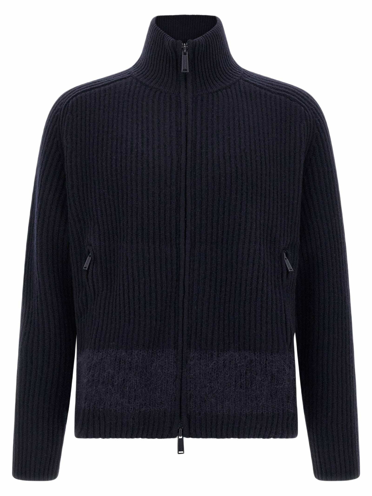 Dsquared2 Carded Wool Insert Cardigan Dsquared2