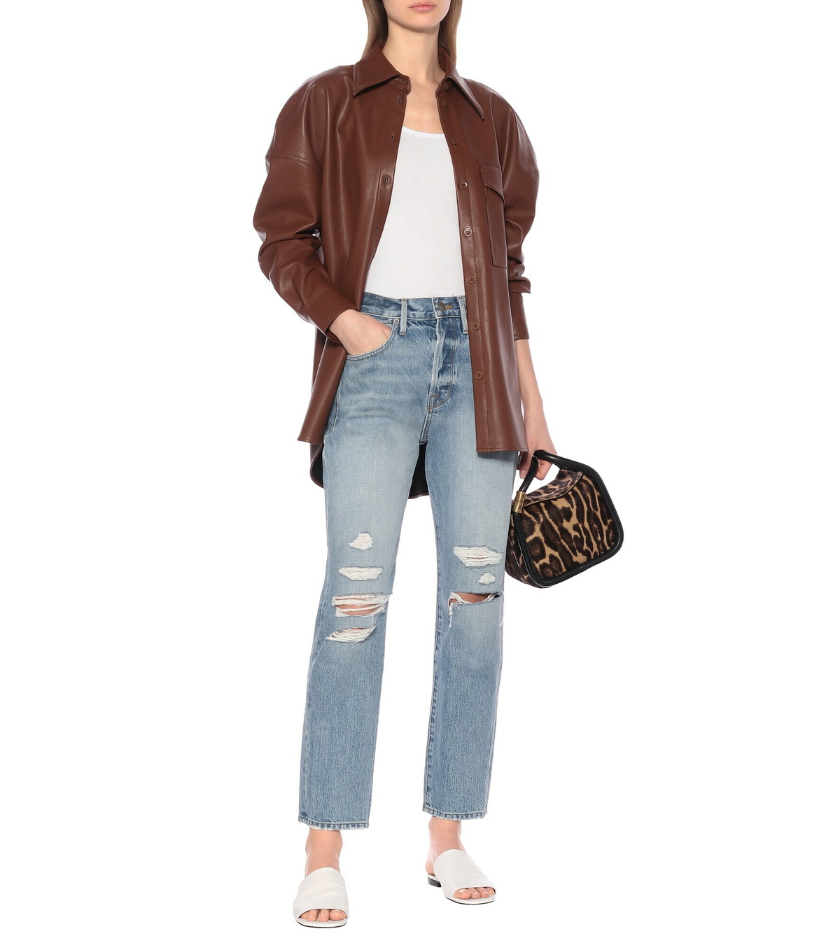 Frame - Le Original high-rise slim jeans Frame Denim