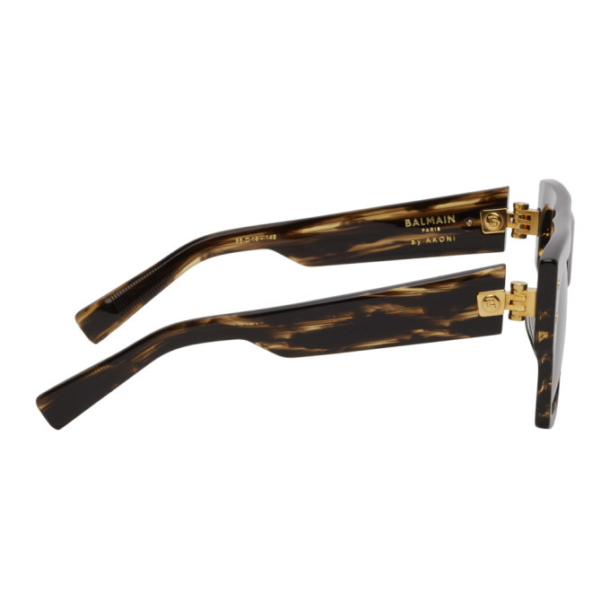 Balmain Tortoiseshell Akoni Edition B-I Sunglasses Balmain