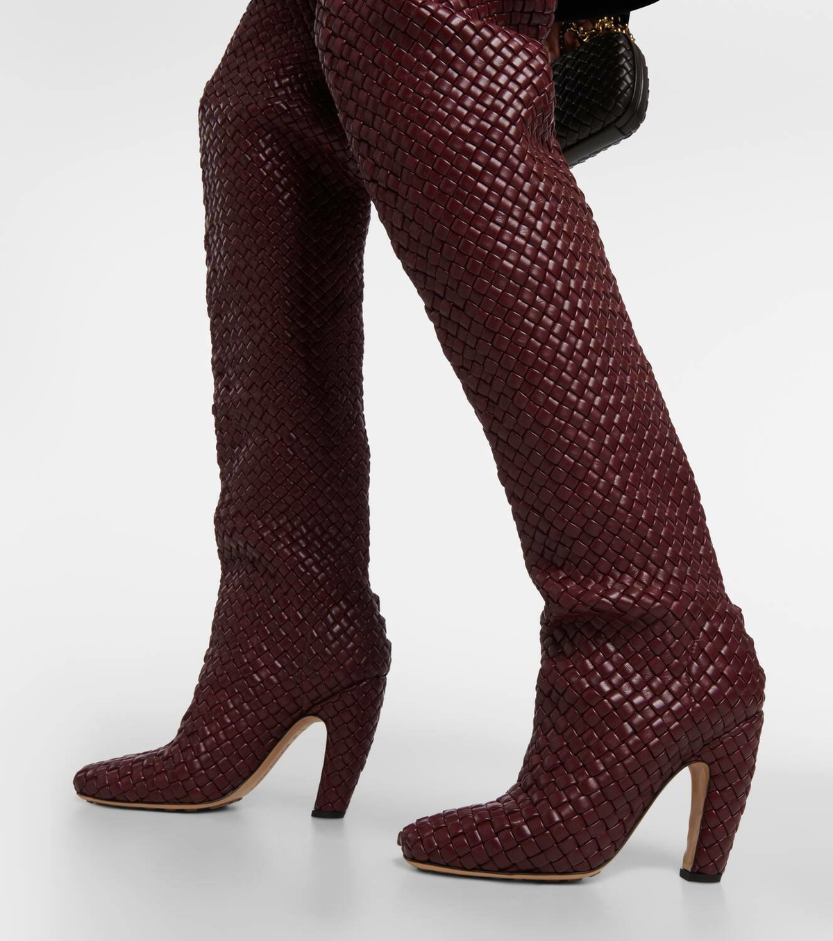 Bottega Veneta Canalazzo leather over-the-knee boots Bottega Veneta