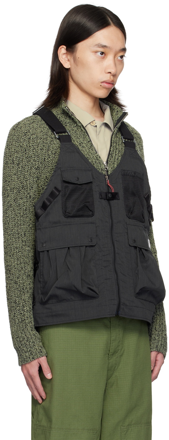 NANGA Black Field Vest Nanga