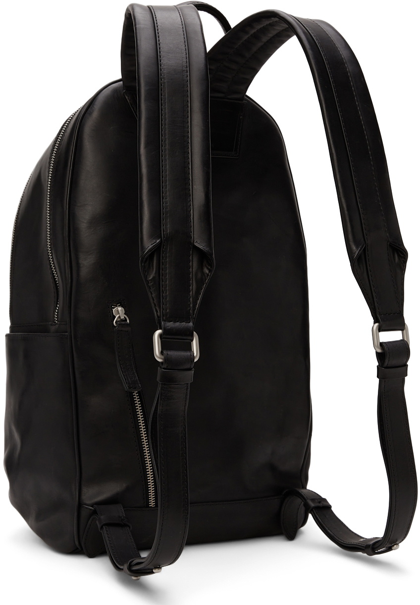 Officine Creative Black Quentin 04 Backpack Officine Creative