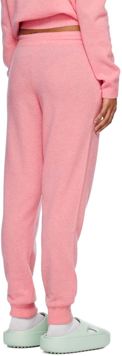 Sporty & Rich Pink Embroidered Sweatpants Sporty & Rich
