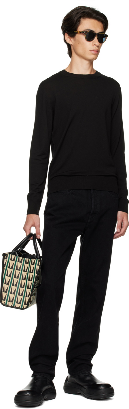 Lanvin Black Embroidered Sweater Lanvin