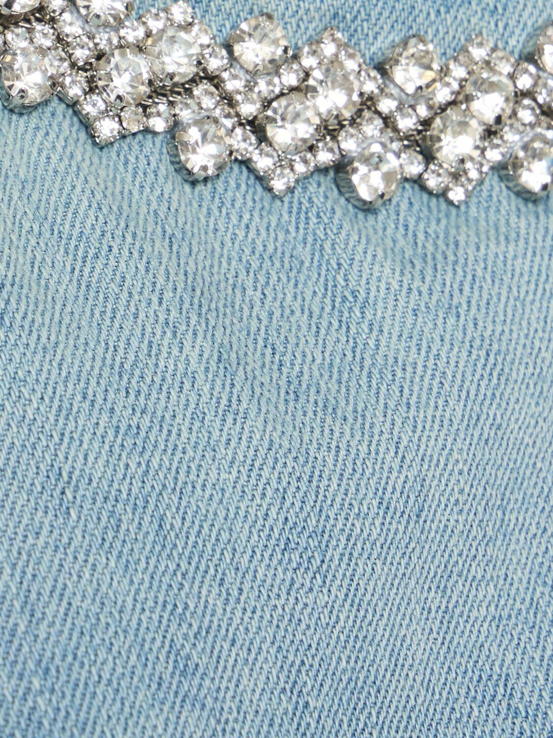 ZIMMERMANN Crush Embellished Denim Top Zimmermann