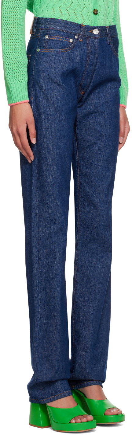 MSGM Blue Tailored Jeans MSGM