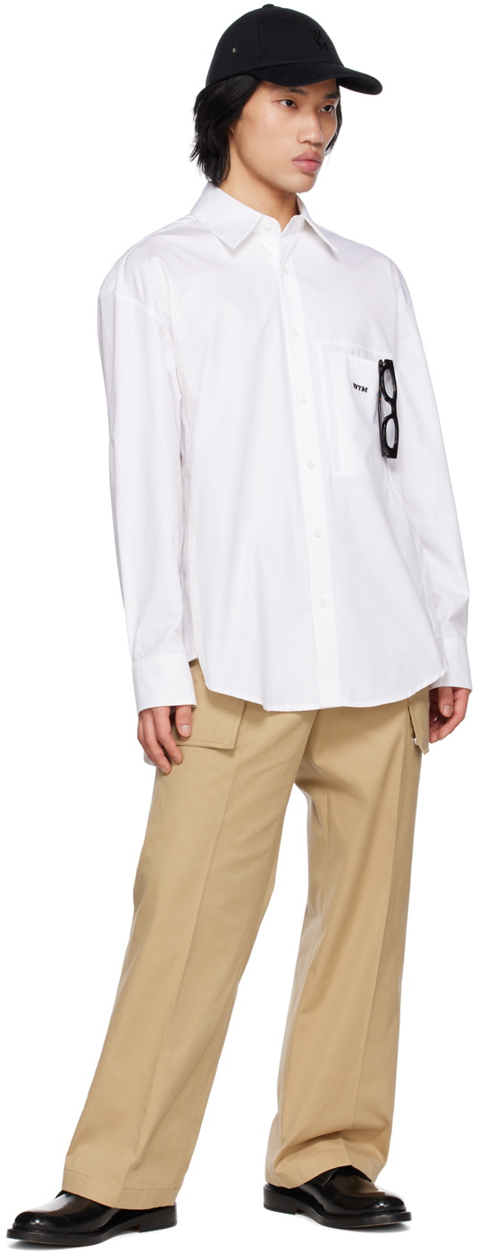 Wooyoungmi White Patch Pocket Shirt Wooyoungmi