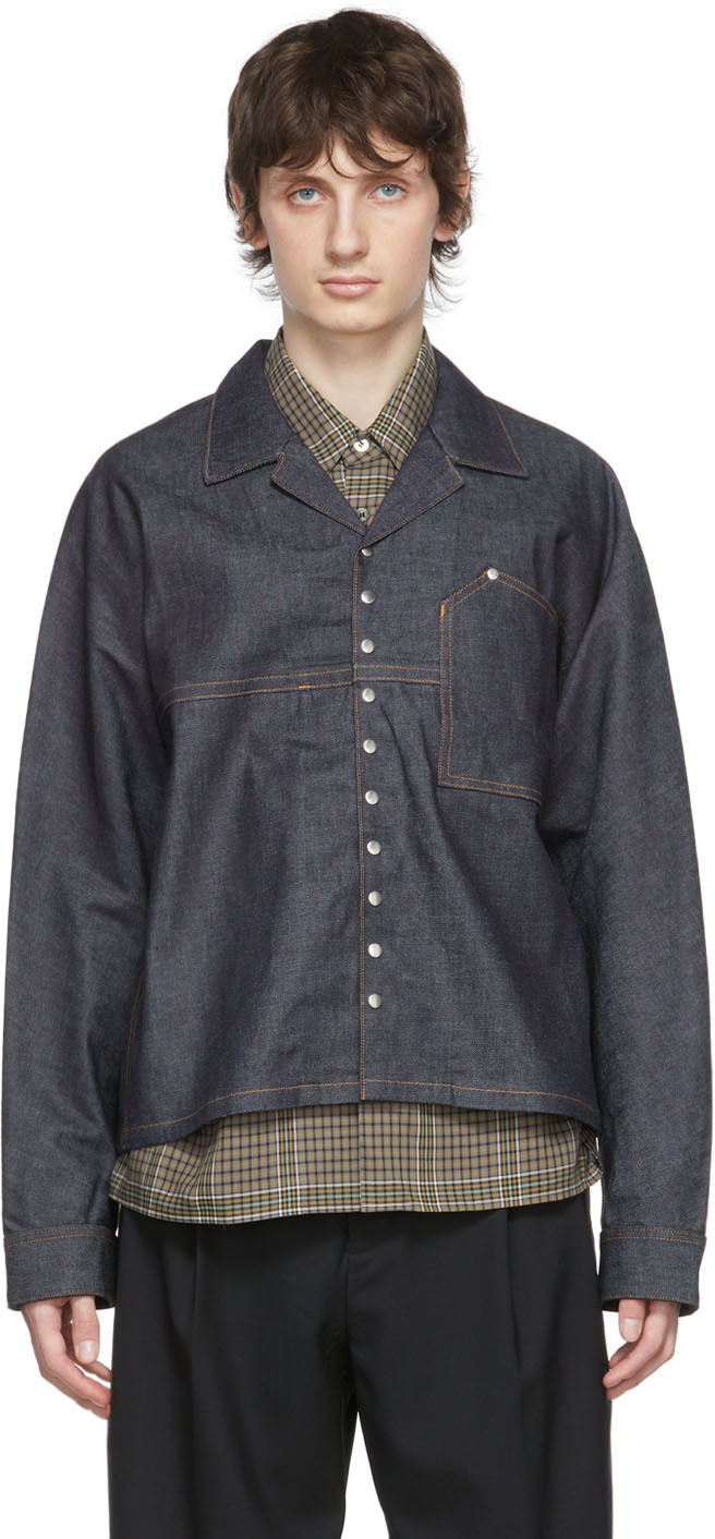 JieDa Indigo Denim Jacket JieDa