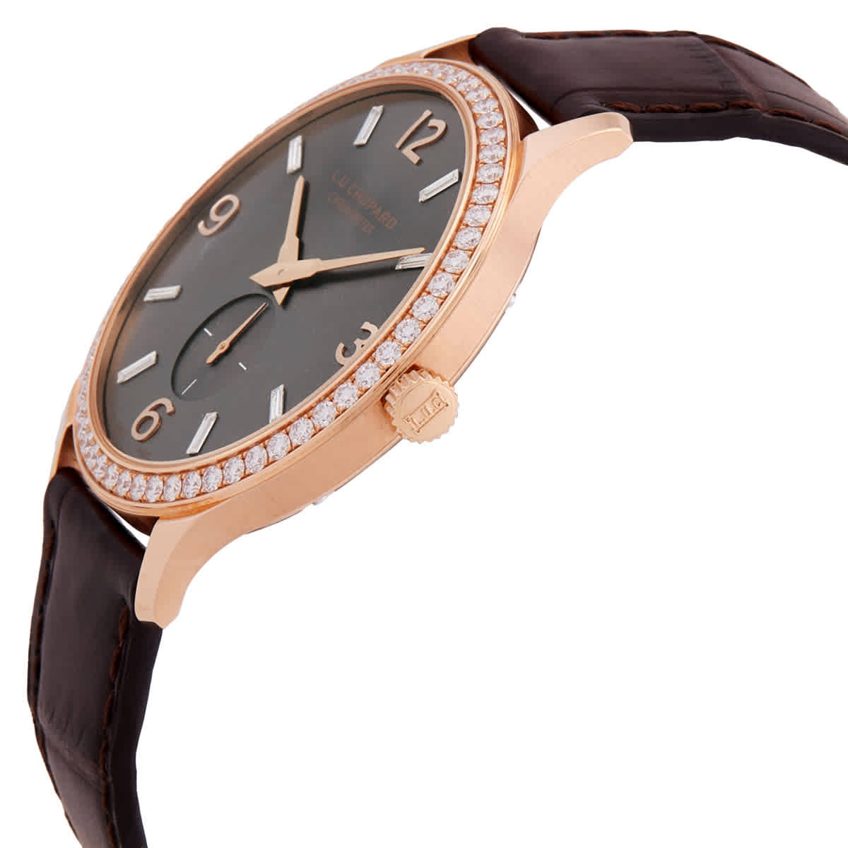 Chopard L.U.C. XPS Automatic Chronometer Diamond Gray Dial Ladies Watch 171948-5001 Chopard