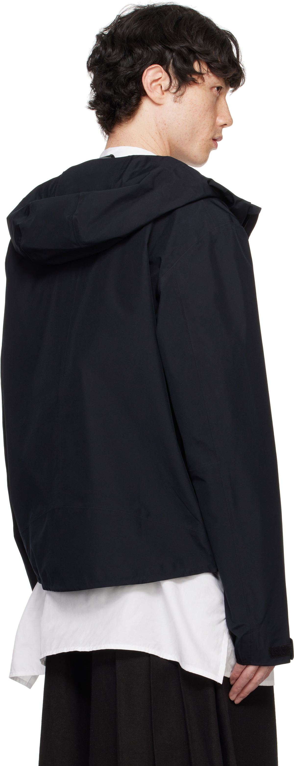 MM6 Maison Margiela Black Salomon Edition Windbreaker Jacket MM6 Maison Margiela Black Salomon Edition Windbreaker Jacket