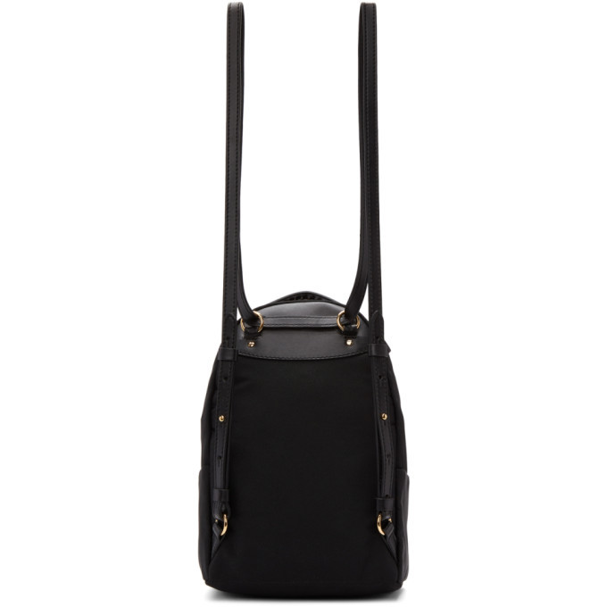 Stella McCartney Black Mini Nylon Falabella GO Backpack Stella McCartney
