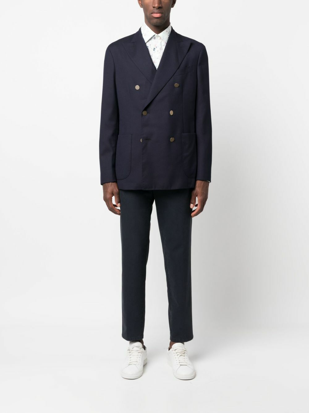 BOGLIOLI - Wool Double-breasted Jacket Boglioli