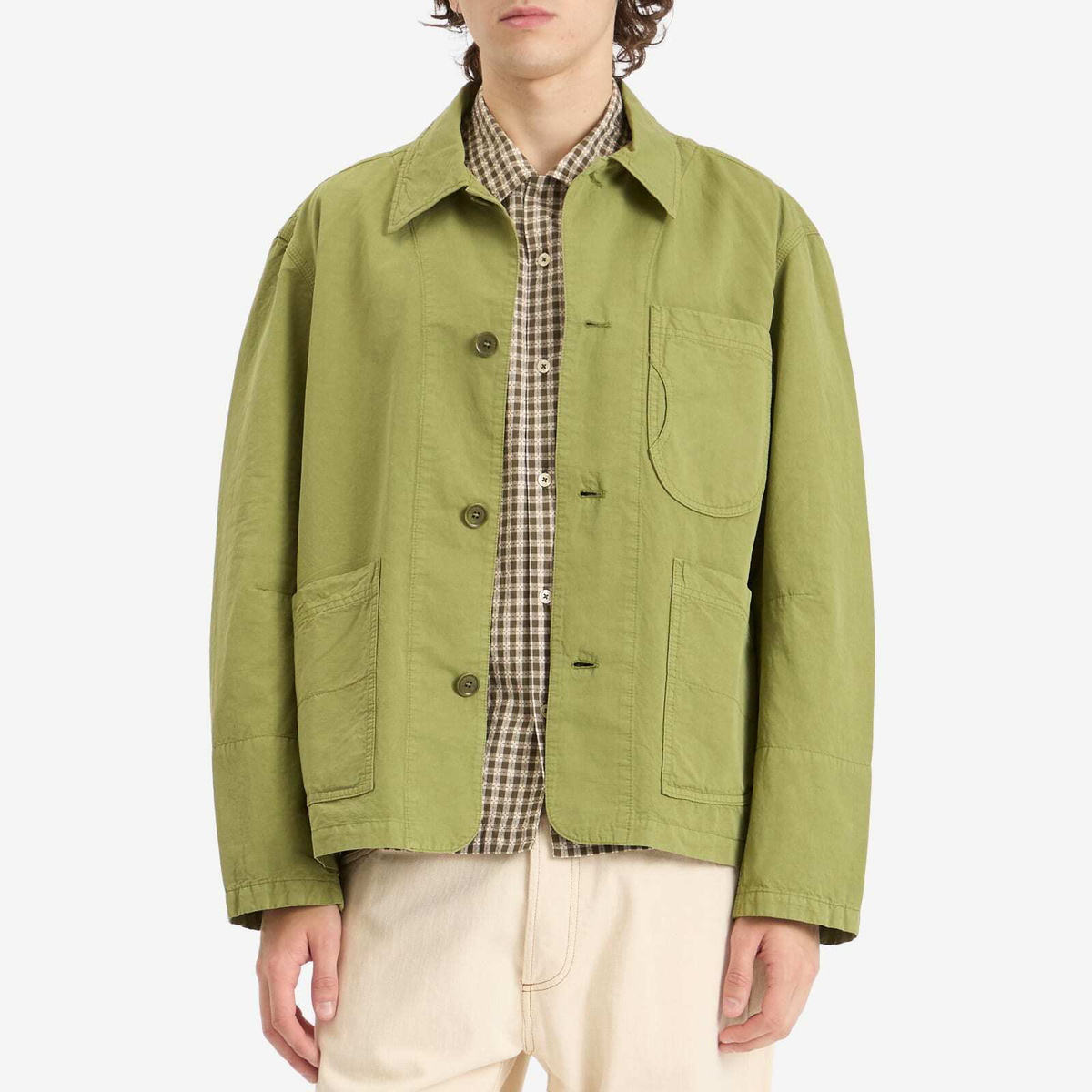 YMC Men's Construction Jacket in Green YMC
