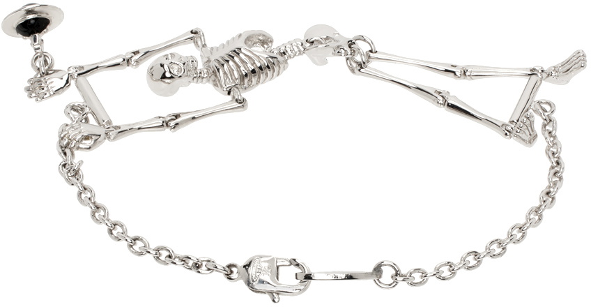Vivienne Westwood Silver Skeleton Bracelet Vivienne Westwood