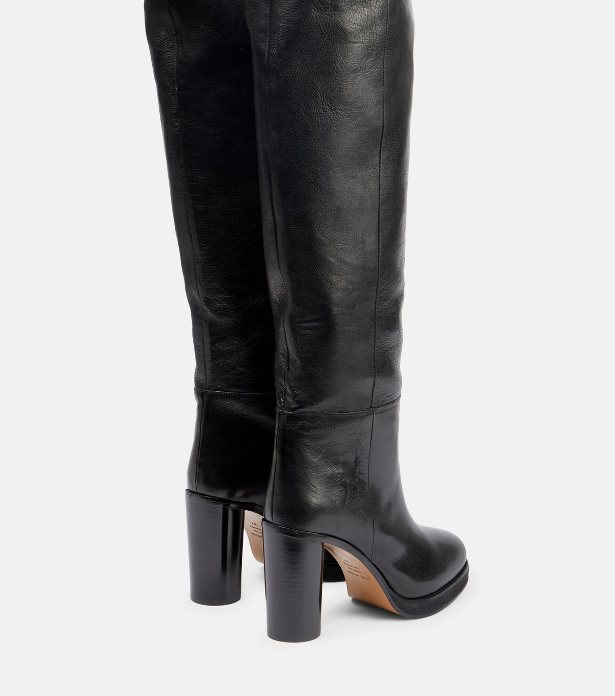 Isabel Marant - Lurna leather over-the-knee boots Isabel Marant