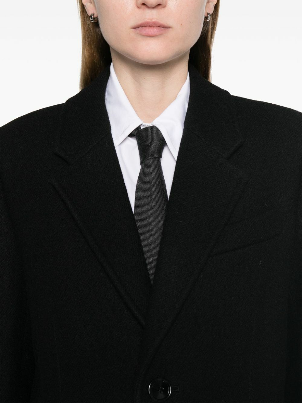AMI PARIS - Wool Single-breasted Coat AMI