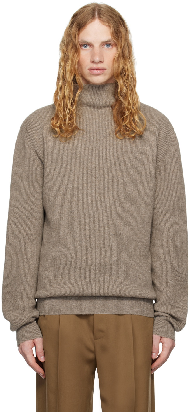 The Row Taupe Daniel Sweater The Row