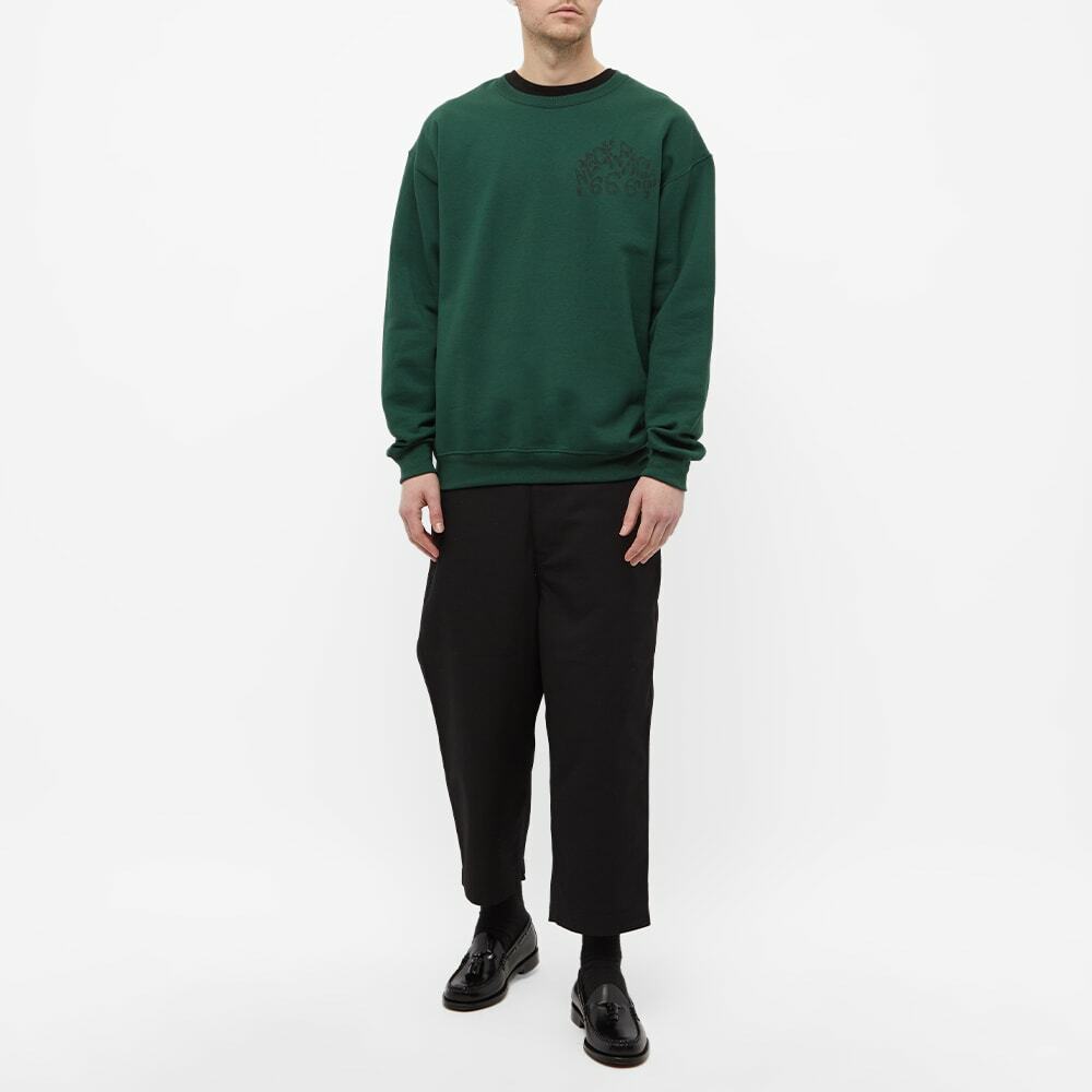Wacko Maria x Neck Face 6 Paradise Anniversary Crew Sweat in Green ...